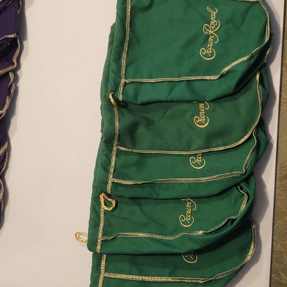 crown royal | Storage & Organization | 5 Green Royal Crown Bags | Poshmark